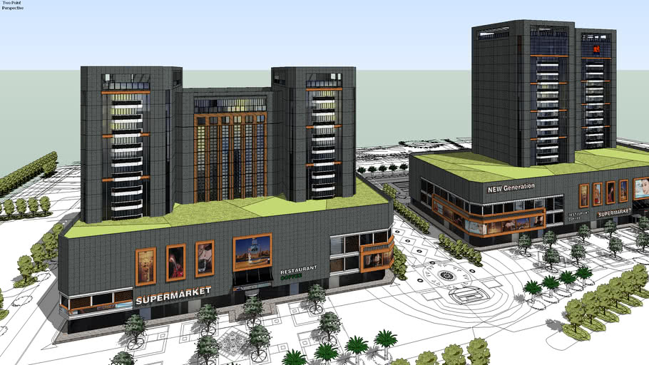 shopping mall 220 | 3D Warehouse