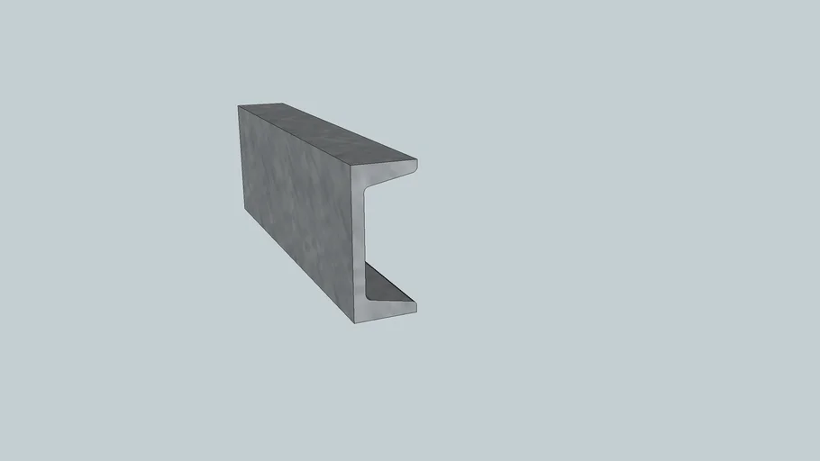 C4x7.25 Channel Iron | 3D Warehouse