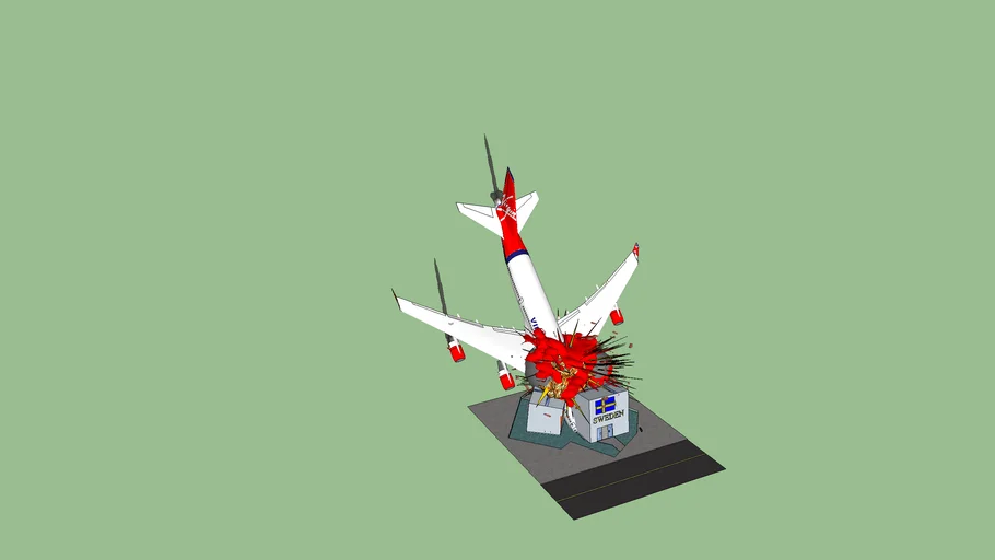 plane crash | 3D Warehouse