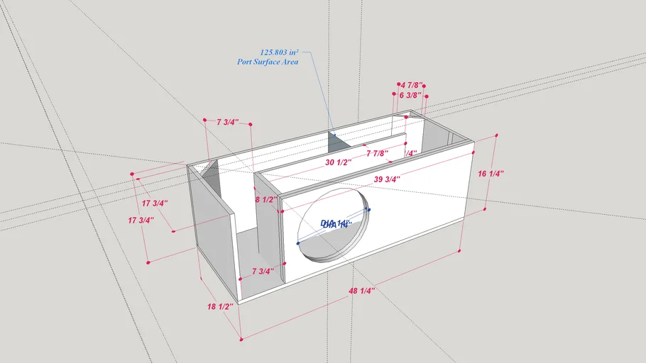 T-Line Enclosure / 15 inch RE Audio SXX v.2 | 3D Warehouse