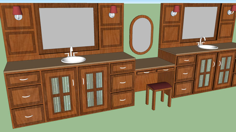 Bathroom Vanity and Table | 3D Warehouse
