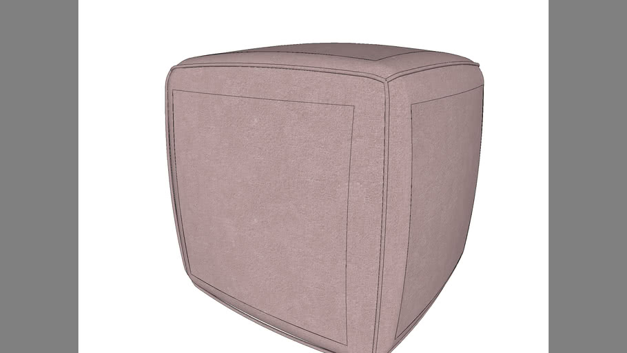 Puff Quadrado | 3D Warehouse