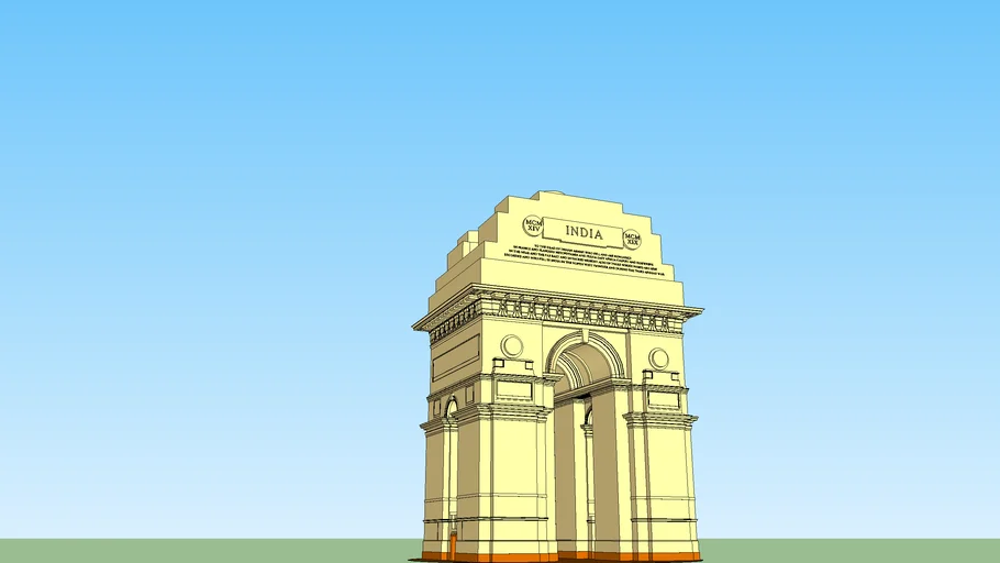 India Gate | 3D Warehouse