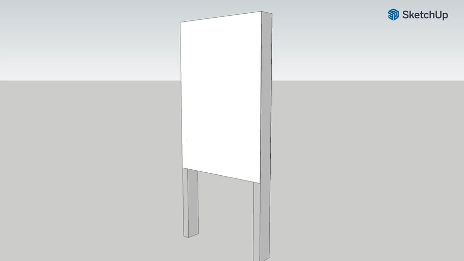 Small Box Sign | 3D Warehouse