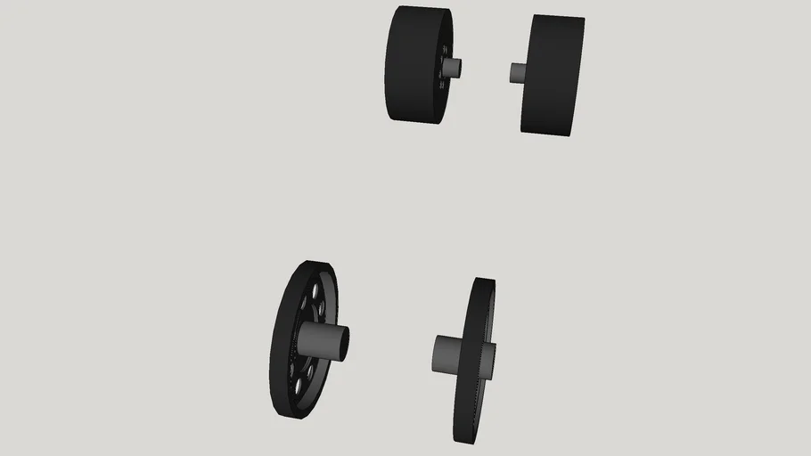 Drag wheels | 3D Warehouse