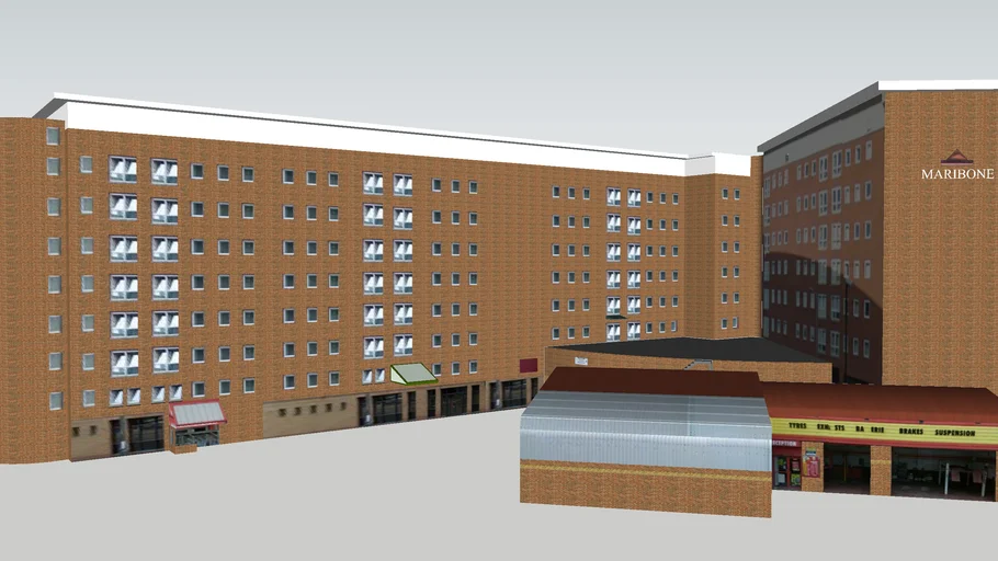 THE MARIBONE TOWER AT LIVERPOOL UK | 3D Warehouse