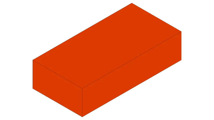 Bata Merah 20x10x5 | 3D Warehouse