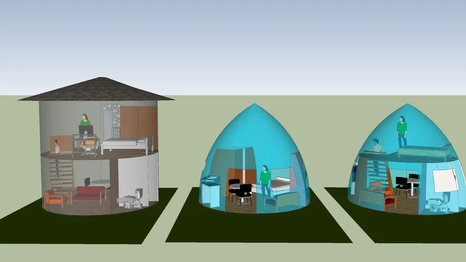 earthbag, superadobe, hiperadobe 5m diameter round house cylinder and ...