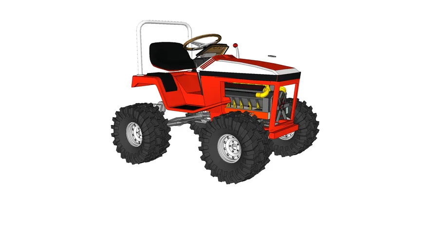 Lifted Lawnmower | 3D Warehouse