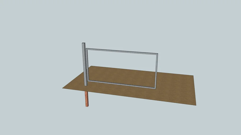 steel gate frame | 3D Warehouse
