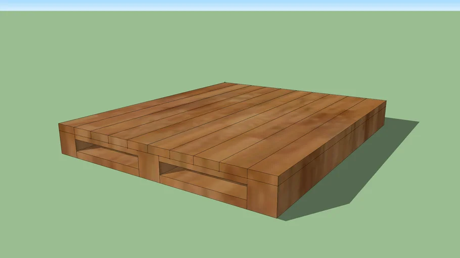 Wooden Pallet | 3D Warehouse
