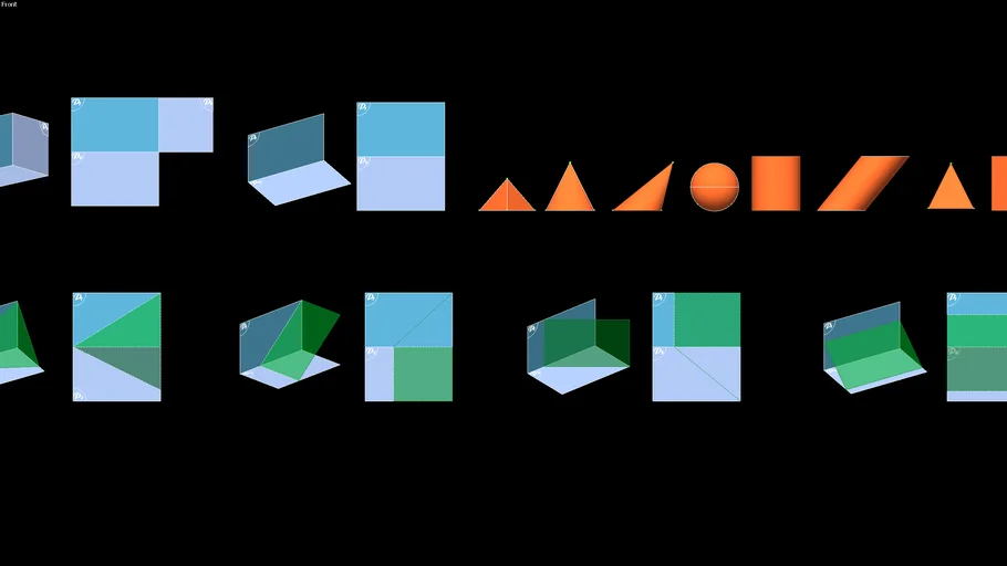 3D popular models in Descriptive Geometry | 3D Warehouse