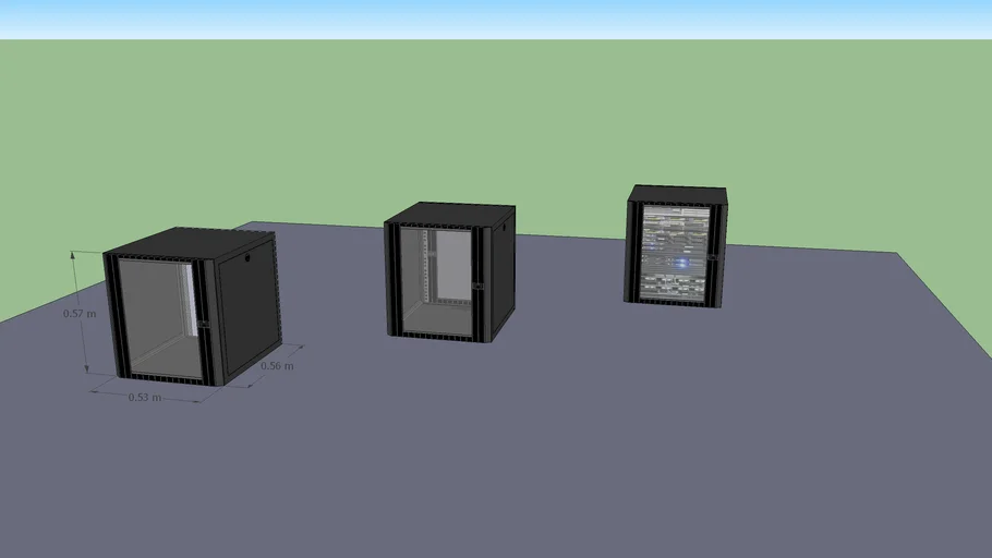 Rack 12U | 3D Warehouse