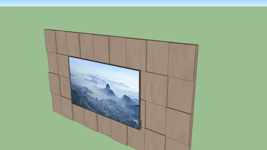 Painel Xadrez 3D | 3D Warehouse