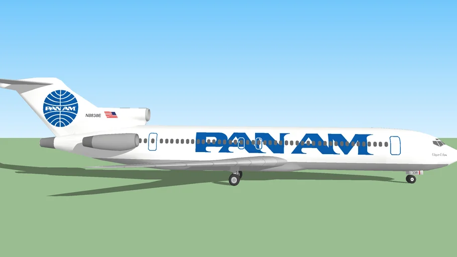 Pan Am 727-200 | 3D Warehouse
