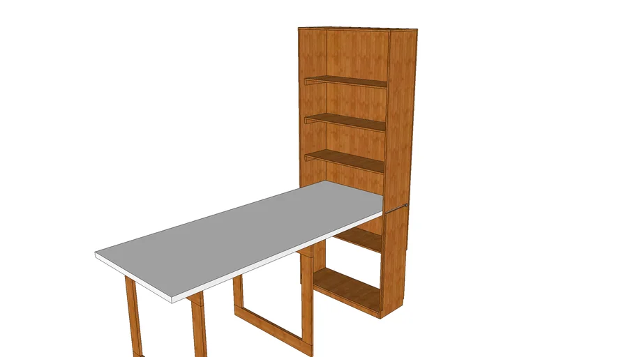 'Murphy' Craft Table as dynamic component | 3D Warehouse