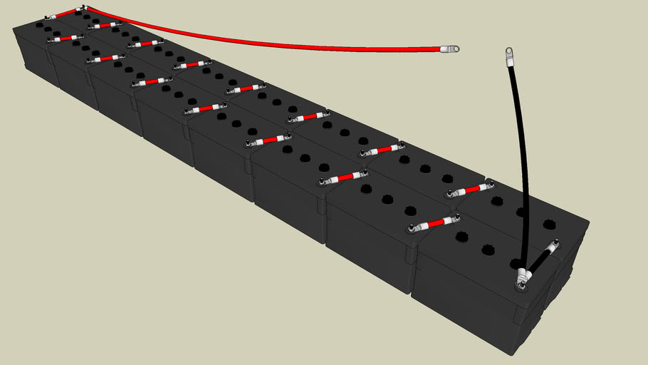 Battery bank | 3D Warehouse