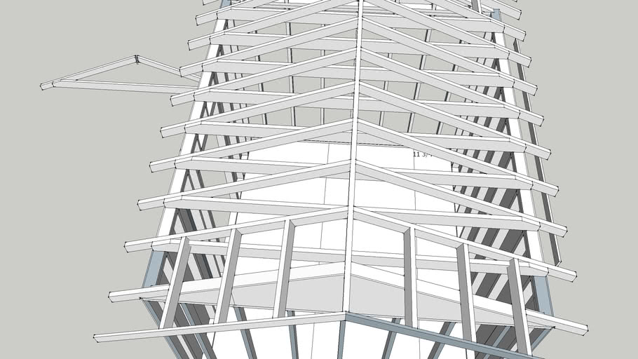 12x10 shed with gable roof | 3D Warehouse