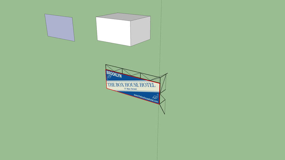 box house sign | 3D Warehouse