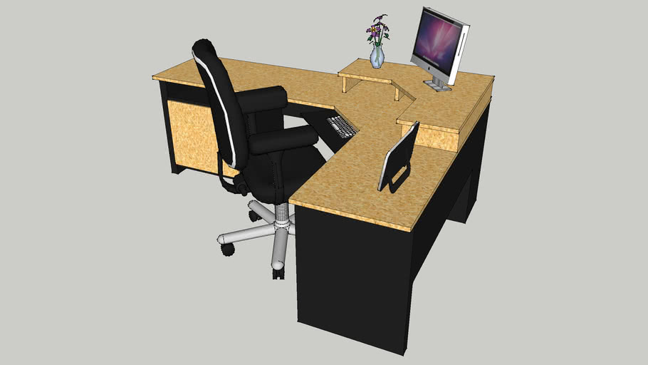 Modern study desk | 3D Warehouse