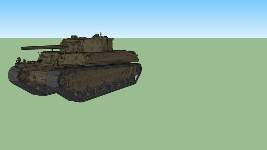world of tanks T1 Heavy (Textured) | 3D Warehouse