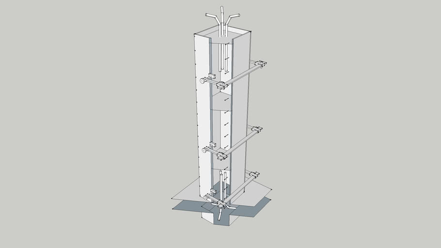 Box Column Construction | 3D Warehouse