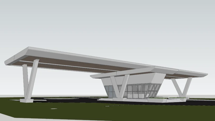 MODERN GUARD HOUSE COOL | 3D Warehouse