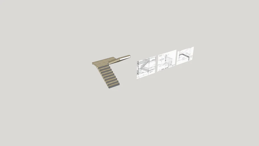 STAIRWAYS (deped-design classroom bldg 3-storey 15-room) | 3D Warehouse