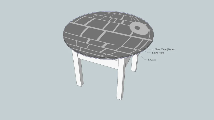 Death star table | 3D Warehouse