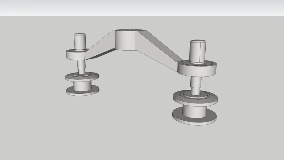 Spider Glass Bracket | 3D Warehouse