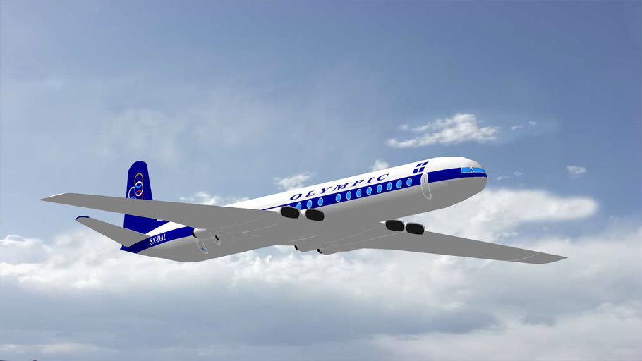 De Havilland Comet 4B | 3D Warehouse