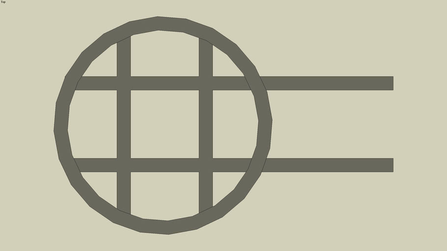 Electrical Receptacle 110V 4-Plex 2D Floorplan Symbol | 3D Warehouse