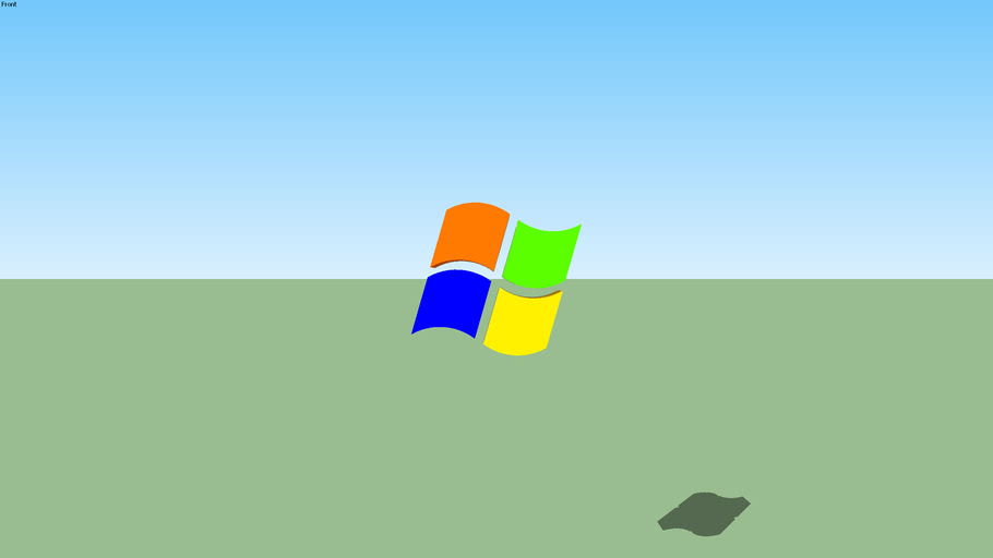 Microsoft Windows Logo Flag | 3D Warehouse