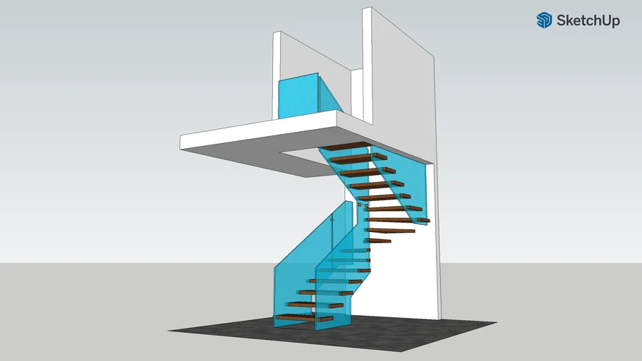 floating stairs | 3D Warehouse