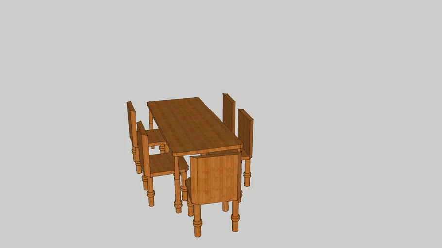 Basic Table | 3D Warehouse