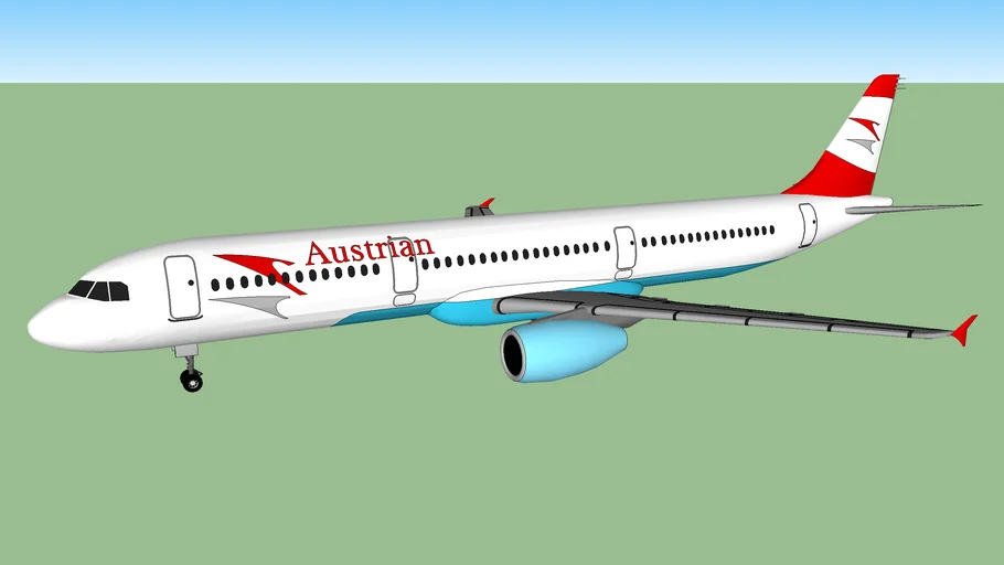 Airbus 321-211 Austrian Airlines | 3D Warehouse