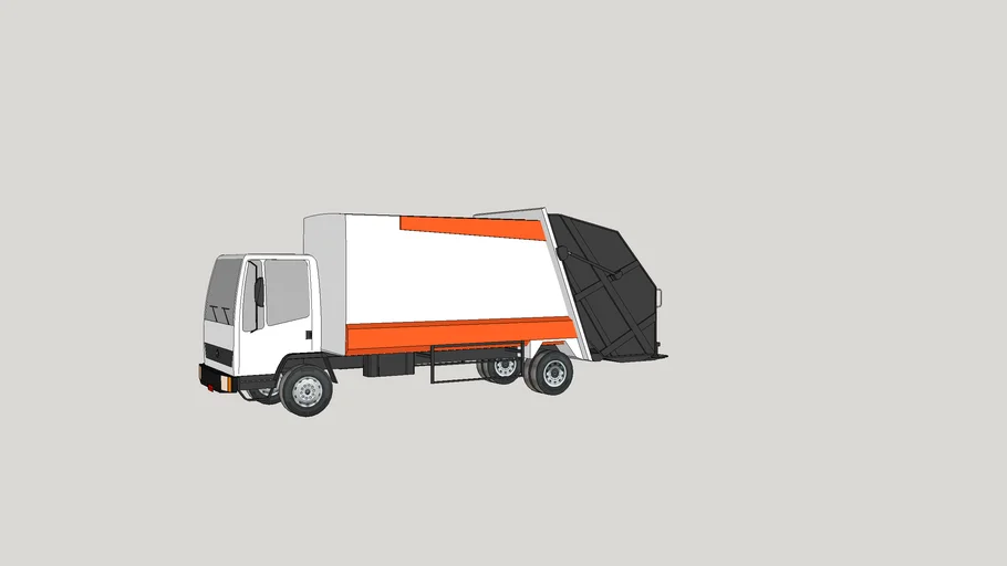 CAMINHÃO COMPACTADOR DE LIXO. | 3D Warehouse