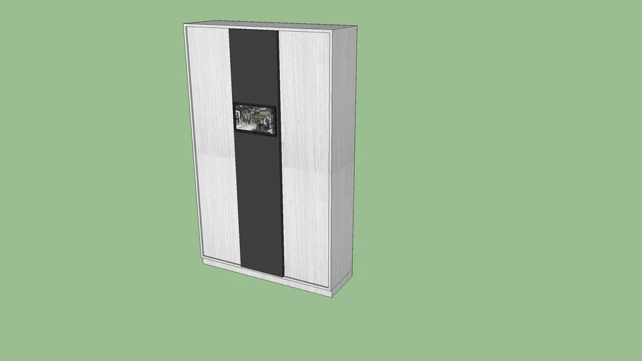 guarda-roupa com TV | 3D Warehouse