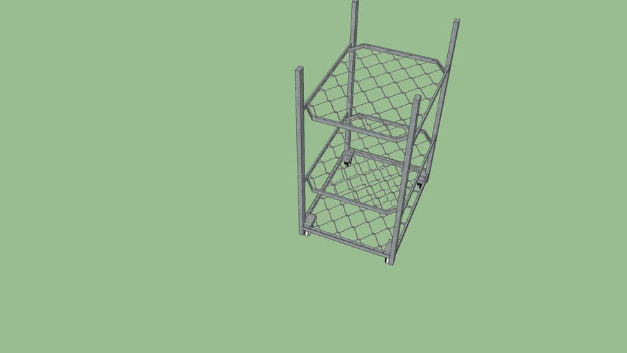 CC Cart, Flower cart, Danish trolley small | 3D Warehouse