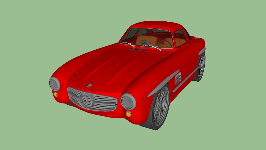 Mercedes-Benz 300SL Gullwing | 3D Warehouse