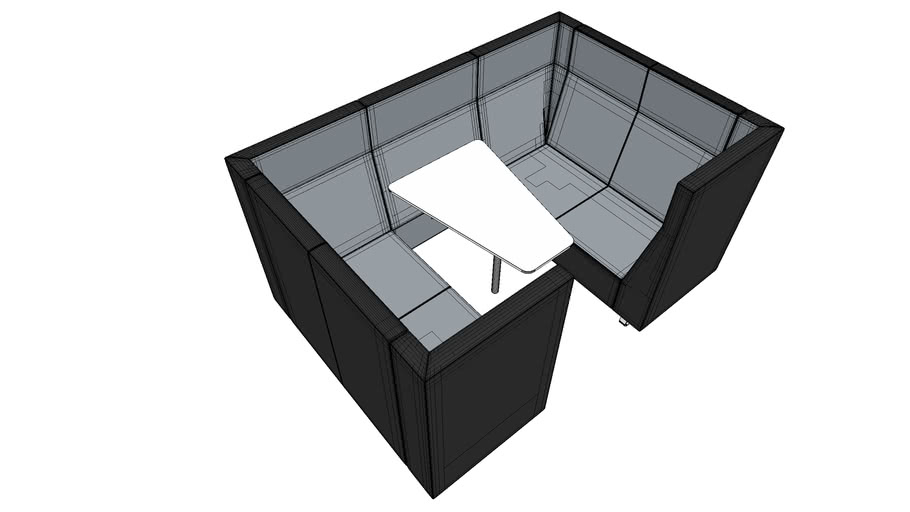 Acoustic furniture box by Bejot - VOO VOO VV 922 BOX | 3D Warehouse