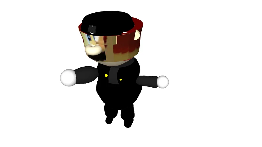64 Black Mario | 3D Warehouse