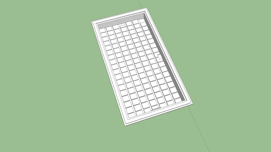 4 x 8 Flood tray | 3D Warehouse