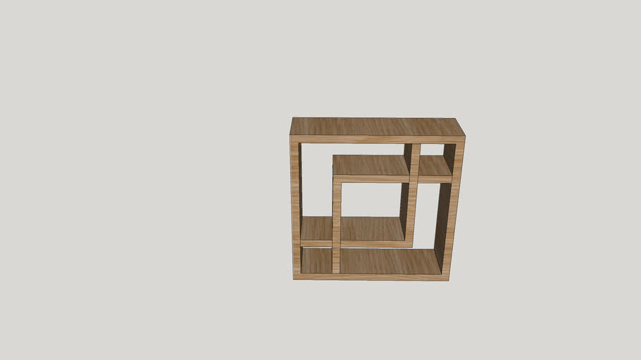 floating shelving unit | 3D Warehouse