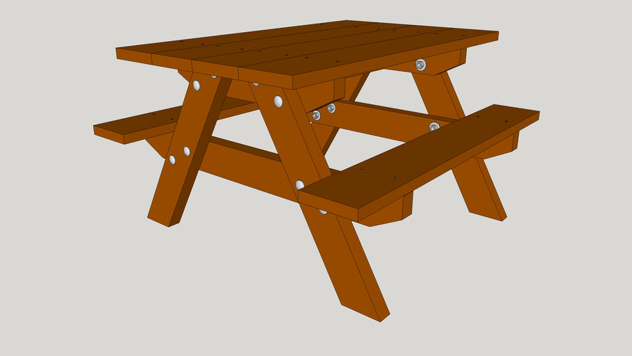 picnic table | 3D Warehouse