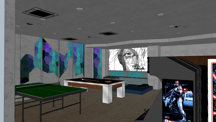 Sala de jogos - - 3D Warehouse