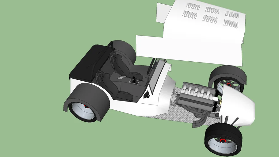 Tuned Caterham with v10 engine | 3D Warehouse