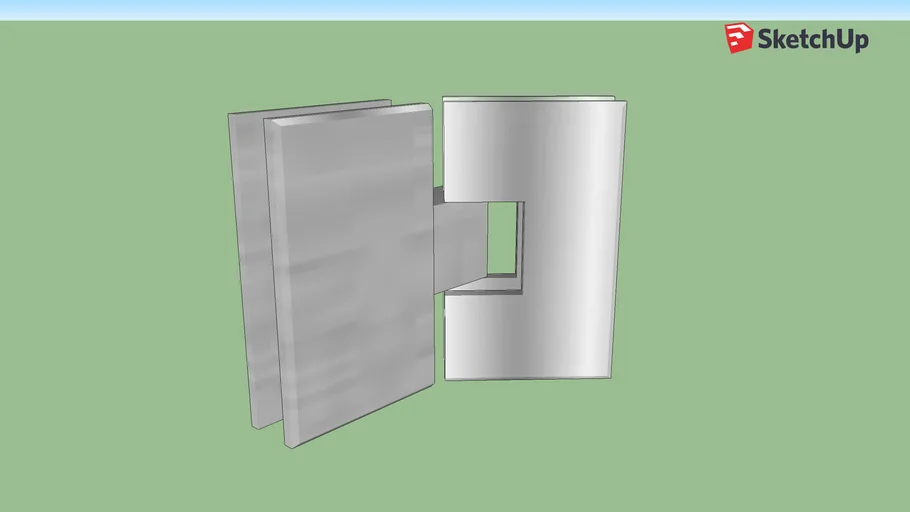 Simple Frameless Glass Door 3D Warehouse