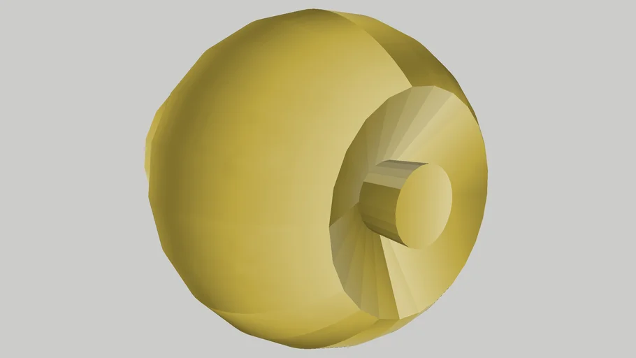 brass knob handle | 3D Warehouse