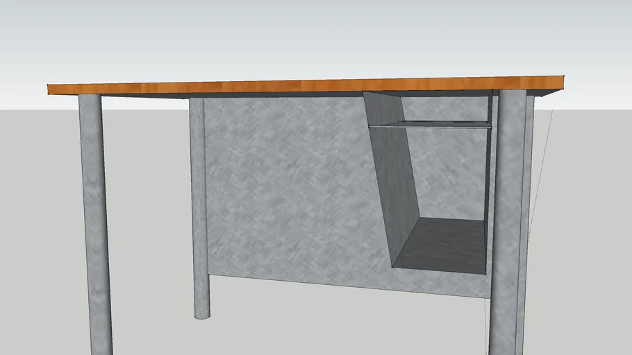 school desk | 3D Warehouse